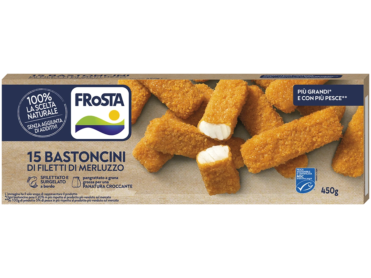 15 Bastoncini di pesce surgelato di merluzzo | FRoSTA