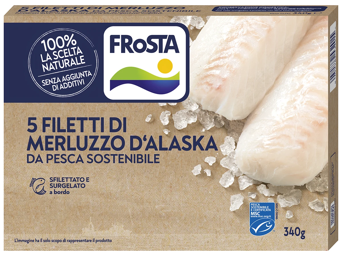 Filetti di merluzzo d'Alaska al naturale | FRoSTA