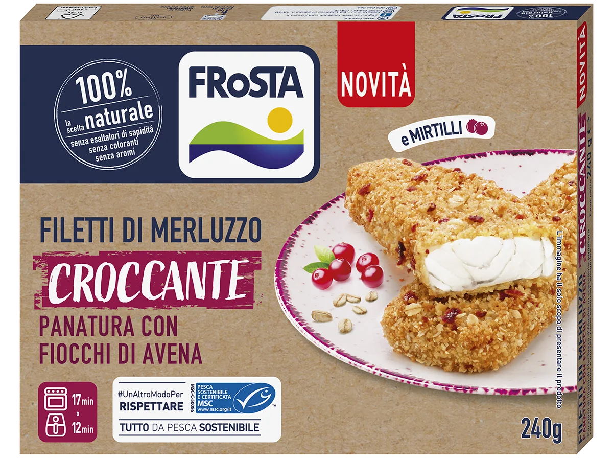 Filetti di merluzzo croccante avena e mirtilli | FRoSTA