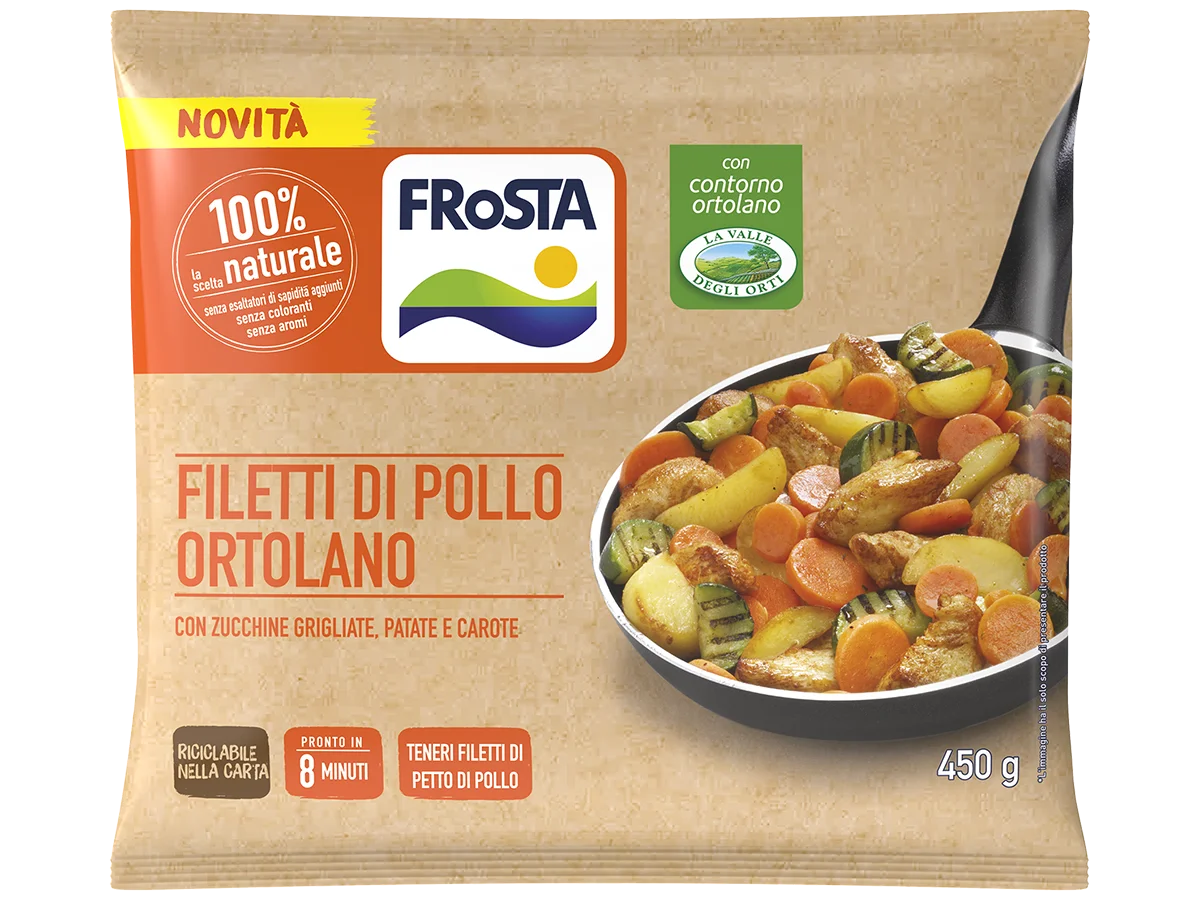 Filetti di pollo ortolano con verdure surgelati | FRoSTA